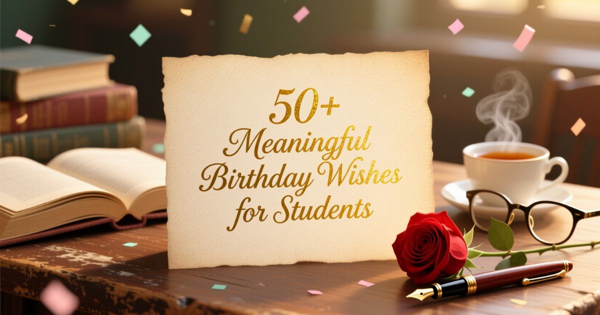 50+ Best Meaningful Birthday Wishes for Students