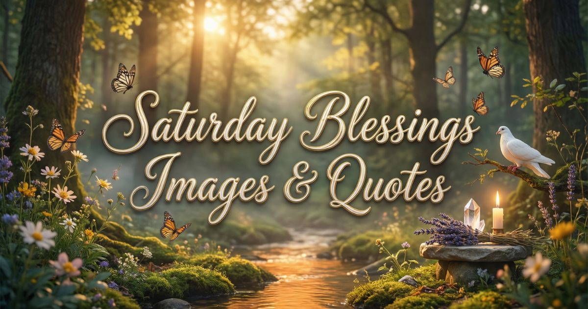 150+ Saturday Blessings Images & Quotes