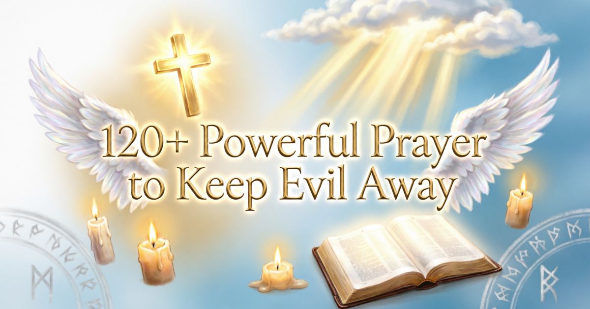 120+ Powerful Prayer to Keep Evil Away - Blessing Pro Max